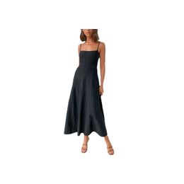KIKI One-Shoulder-Kleid Röhrenkleid – Trägerkleid – langer Rock- A-Linien-Kleid