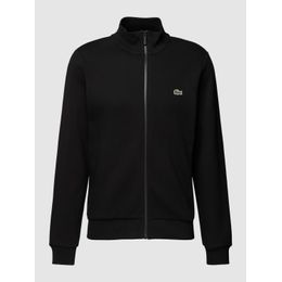 Lacoste Sweatjacke mit Label-Detail