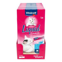 Vitakraft LiquidSnack Lachs 6 x 15 g, 11er Pack