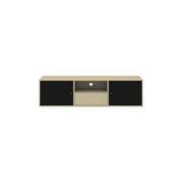 Hammel Furniture TV-Board Mistral Fernsehschrank, Medienmöbel, Hängend, Türen mit Akustikstoff, Schublade, Lowboard, B: 161,5 cm, beige