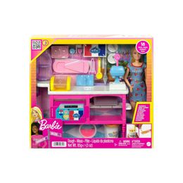 Mattel HJY19 - Barbie - Buddy´s Cafe, Spielset mit Puppe & Zubehör zum Backen