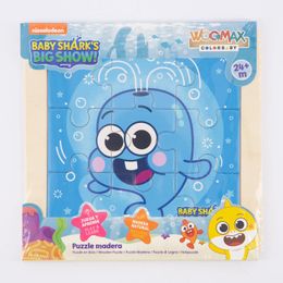 TK Maxx Blaues Baby Shark's Big Show Holzpuzzle