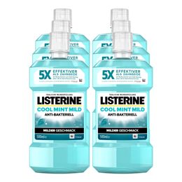 Listerine Mundspülung Cool Mint Mild 500 ml, 6er Pack