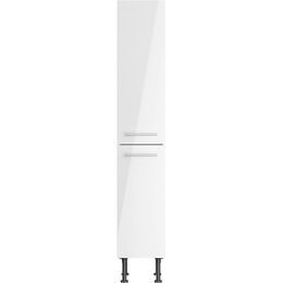 Apothekerschrank Optifit "Klara" Schränke Gr. B/H/T: 30 cm x 176,6 cm x 58,4 cm, 2 St., weiß (weiß lackiert, weiß) Apothekerschränke