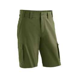 Maier Sports Cargobermudas Fenit Short M kurze Herren Wanderhose, moderne Outdoor-Bermuda, Trekkinghose, grün