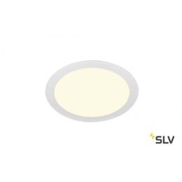 SLV Senser 24 LED Deckeneinbauleuchte rund weiß 3000K