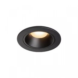 SLV Numinos DL S Deckeneinbauleuchte LED 8,6W 670lm 2700K 20° inkl. Blattfedern schwarz / schwarz