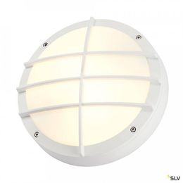 SLV Bulan Grid Outdoor Wand- und Deckenleuchte 2xE27 IP44 weiß