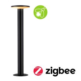 Paulmann 94755 LED Pollerleuchte Smart Home Zigbee Plate insektenfreundlich IP44 600mm Tunable Warm 5,5W 280lm 230V Anthrazit