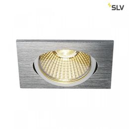 SLV New Tria eckig LED Deckeneinbauleuchte aluminium 1800-3000K 7,2W