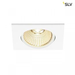 SLV New Tria eckig LED Deckeneinbauleuchte weiß 1800-3000K 7,2W