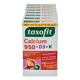taxofit Calcium 950+D3+K Tabletten 30 Stück 79,1 g, 7er Pack