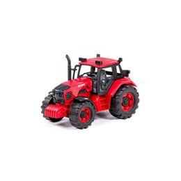 Polesie Spielzeug Traktor 89397 Motorhaube aufklappbar drin draußen ab 3 Jahre rot