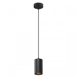 SLV Asto Tube Pendelleuchte GU10 Pendellänge 250 cm max. 10W schwarz