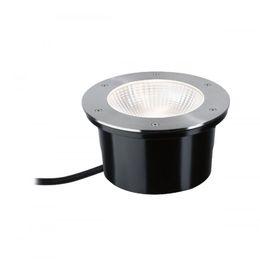 Paulmann 94655 LED Bodeneinbauleuchte Durea IP67 rund 213mm 3000K 12,5W 850lm 230V Edelstahl Metall