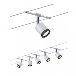 Paulmann 3981 Seilsystem TubeLED 5x4W Weiß/Schwarz/Chrom