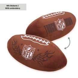 NFL Dekokissen NFL, hochfarbig bedruckt, braun|bunt