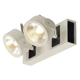 SLV Kalu Wand- und Deckenleuchte 2x17W LED 3000K weiß 1000130