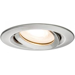 Paulmann 93662 Einbauleuchte LED Nova IP65 rund max. 35W Eisen 1er-Set schwenkbar