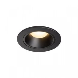 SLV Numinos DL S Deckeneinbauleuchte LED 8,6W 690lm 3000K 40° inkl. Blattfedern schwarz / schwarz