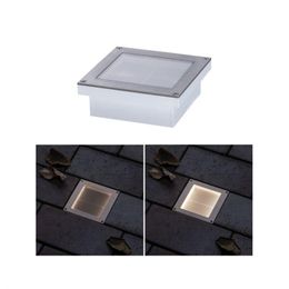 Paulmann 94238 Solar LED Bodeneinbauleuchte Aron 10x10 cm mit Bewegungsmelder