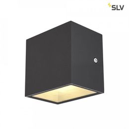 SLV Sitra Cube LED Outdoor Wandaufbauleuchte 10W anthrazit IP44 3000K