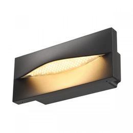 SLV Adi Wandeinbauleuchte LED 15,4W 3000K IP55 anthrazit 233635