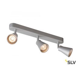 SLV Avo Triple Wand- und Deckenaufbauleuchte QPAR51 grau