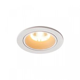 SLV Numinos DL S Deckeneinbauleuchte LED 8,6W 730lm 3000K 55° inkl. Blattfedern weiß / weiß