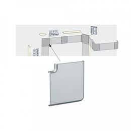 Paulmann 70453 Duo Profil 90° Corner 2er Pack Grau, Kunststoff