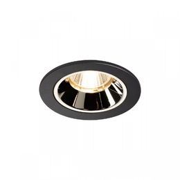 SLV Numinos DL S Deckeneinbauleuchte LED 8,6W 690lm 2700K 55° inkl. Blattfedern schwarz / chrom