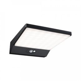 Paulmann 94334 Solar Wandleuchte IP44 3.000K 5W Aluminium Außenleuchte mit Bewegungsmelder