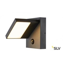 SLV Abridor Sensor LED Wandaufbauleuchte IP55 anthrazit 3000/4000K