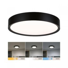 Paulmann 71086 Selection Bathroom LED Deckenleuchte Tega IP44 White Switch 1200lm 230V 22,5W Schwarz matt