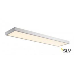 SLV Panel 1200x300mm LED Deckenaufbauleuchte 45W 3100lm silbergrau 3000K dimmbar