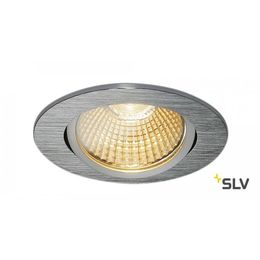 SLV New Tria 68 I CS LED Deckeneinbauleuchte 12W alu 2700K rund