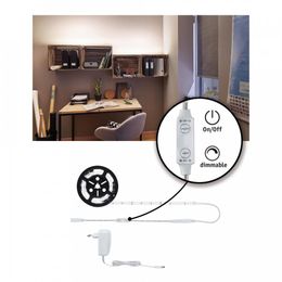 Paulmann 78958 SimpLED Power LED Strip Neutralweiß inkl. Dimm/Switch Basisset 1,5m beschichtet 17W 1650lm 4000K 24VA