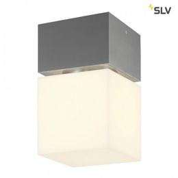 SLV Square LED Outdoor Deckenleuchte Edelstahl IP44 3000K