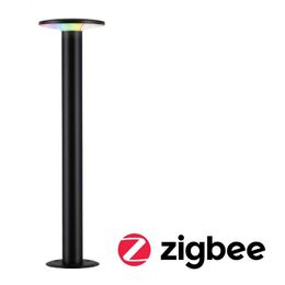 Paulmann 94756 LED Pollerleuchte Smart Home Zigbee Plate IP44 600mm RGBW+ 5W 200lm 230V Anthrazit