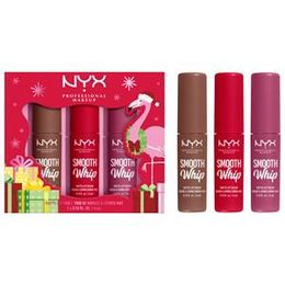 Nyx Cosmetics NYX Professional Makeup Lippen Make-up Lippenstift Geschenkset Cherry Crème 4 ml + Onesie Funsie 4 ml + Memory Foam 4 ml