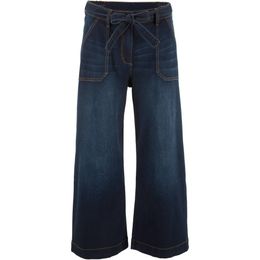 bonprix 7/8-High Waist Ultra-Soft-Jeans mit High-Waist-Bequembund, Loose-Fit