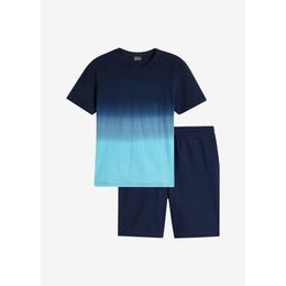 bonprix T-Shirt und Sweat-Bermuda (2-tlg.Set), Regular Fit