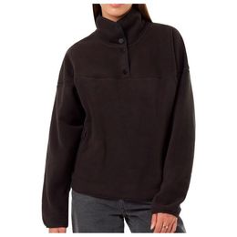 tentree - Women's Recycled Microfleece 1/4 Snap - Fleecepullover Gr S schwarz