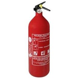 Protex Pulver Feuerlöscher für KFZ PD 2 GA 2kg ABC-Pulver