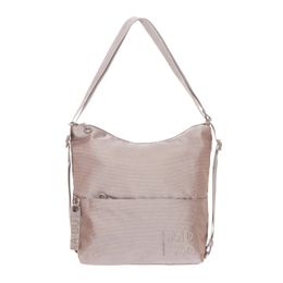 Mandarina Duck Schultertasche, Reißverschluss, Innenfutter, für Damen, braun