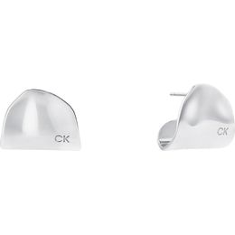 Calvin Klein Damen Ohrstecker, Edelstahl, silber