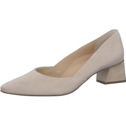 Paul Green Pumps, Samtleder, Blockabsatz, für Damen, beige, 41