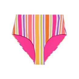 Chiemsee Highwaist-Bikinihose "Marabella", Streifen, Label, für Damen, mehrfarbig, 38