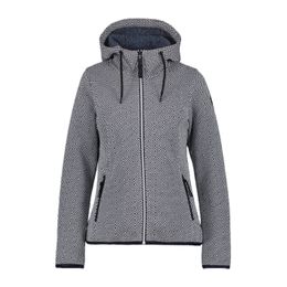 Icepeak Strickfleecejacke "Adrian", elastische Bündchen, schnelltrocknend, für Damen, blau, L