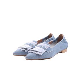 Donna Carolina Slipper, Fransen, Nieten, für Damen, blau, 38